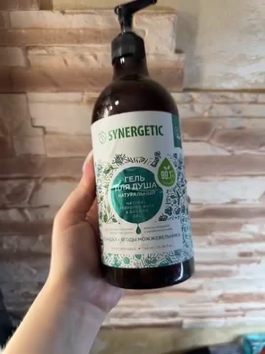 SYNERGETIC Гель для душа "Сандал и ягоды можжевельника" купить по цене ...