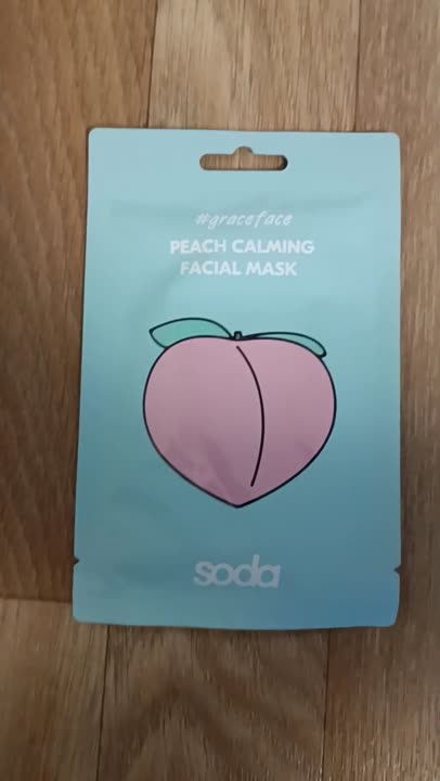 Маски для лица SODA Тканевая маска для лица "успокаивающая с персиком ...