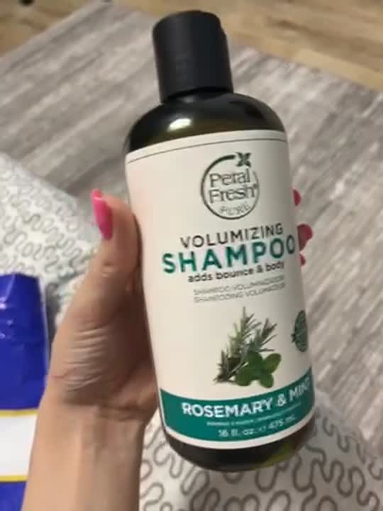 PETAL FRESH Шампунь для волос с экстрактами розмарина и мяты купить по ...