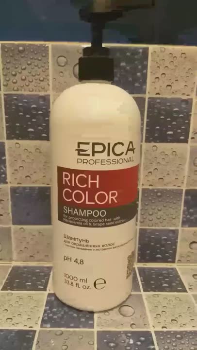 EPICA PROFESSIONAL Шампунь для окрашенных волос Rich Color, 1000 мл ...