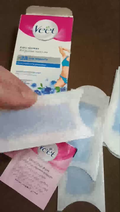 VEET Восковые полоски для чувствительной кожи (линия бикини и подмышки ...