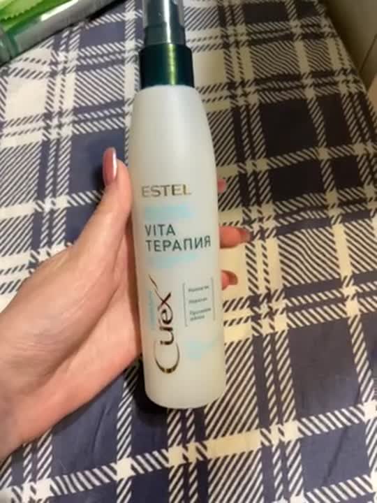 ESTEL PROFESSIONAL Двухфазный лосьон-спрей Vita-терапия для повреждённых волос Curex Therapy ...