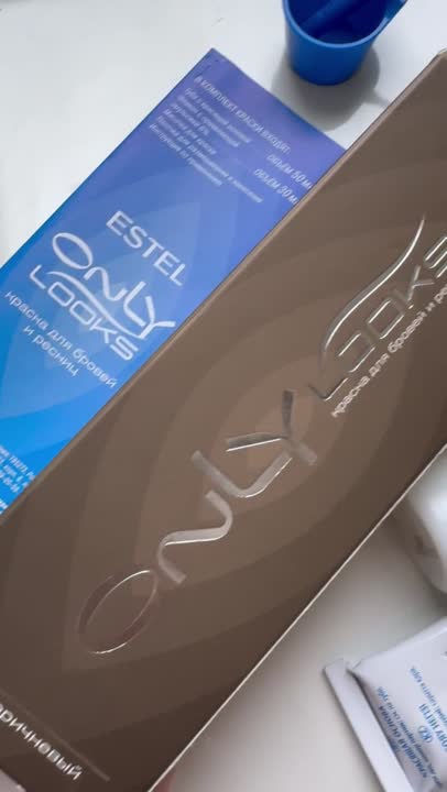 Краска для бровей и ресниц Only Looks ESTEL PROFESSIONAL Краска для бровей – купить по низким ...