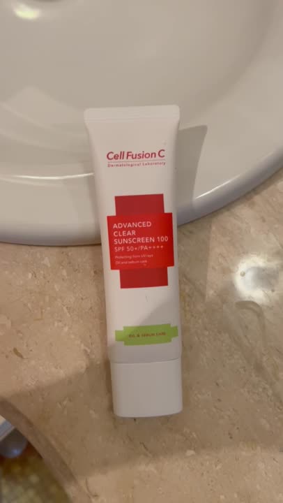 CELL FUSION C 100 SPF50 PA Advanced Clear Sunscreen 3524