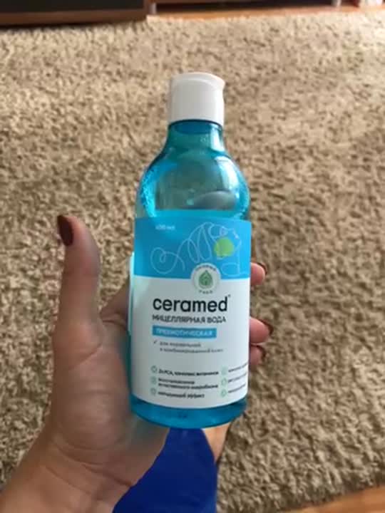 CERAMED Вода мицеллярная пребиотическая, 400 мл купить по цене 299₽ в ЛЭТУАЛЬ