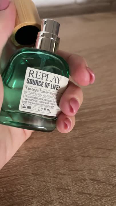 REPLAY Source Of Life Eau De Parfum, Парфюмерная вода, спрей 30 мл ...