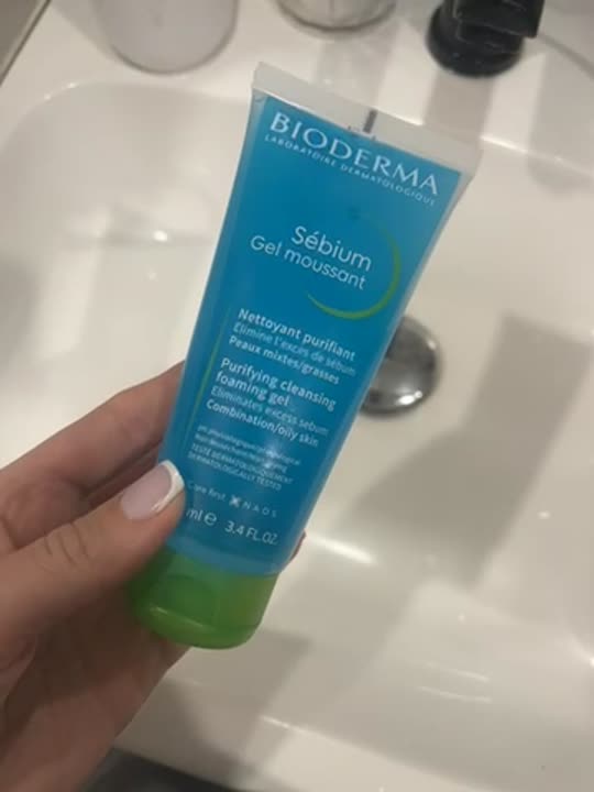 BIODERMA Гель для умывания жирной и проблемной кожи лица Sebium (туба ...