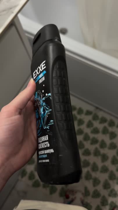 EXXE Шампунь Men Fresh Ледяная свежесть, для всех типов волос, 400 мл ...
