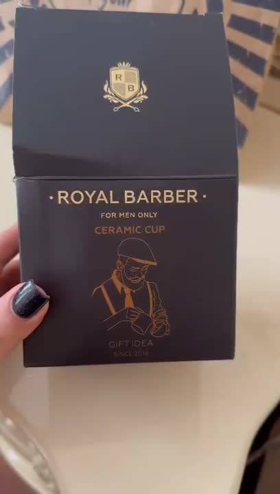 ROYAL BARBER Кружка керамическая CERAMIC CUP купить по цене 699₽ в ЛЭТУАЛЬ